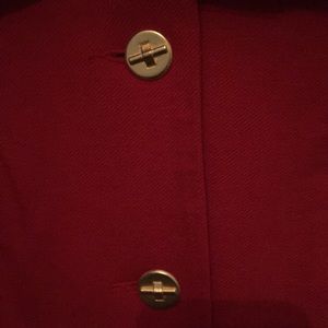 CAbi | Jackets & Coats | Cabi Perfect Red Detach Bow Jacket | Poshmark